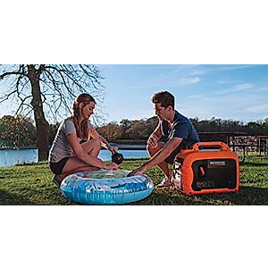 Generac GP3300i 7154 3,300-Watt Gas-Powered Portable Inverter Generator - CARB Compliant - Advanced PowerRush Technology - RV Essentials - Quiet and Compact Solution - Duplex Outlets - USB Ports