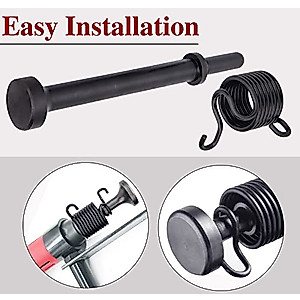 Smoothing Air Hammer Bits Set, 5Pcs Smoothing Air Hammer Tool Kit Air Hammer Accessories Extended Length Pneumatic Chisel Bits with Spring, by ZMCYNG