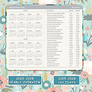Pocket Planner 2023-2025 - Monthly Planner & Pocket Calendar, Jan 2023-Dec 2025, 6.3" x 3.8, 3 Year Monthly Planner, Calendar Planner with Inner Pocket and 60 Note Pages, Small Planner for Purse, Easy to Carry