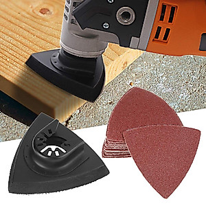 Dremel Sanding Sheets, 82pcs Sanding Kit Oscillating Multi Tool Sand Pad for Bosch Stanley Multimaster
