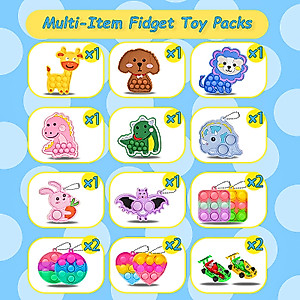 650 Pcs Party Favors for Kids, Fidget Toys Bulk, Prizes for Kids, Fidget Stocking Stuffers Birthday Party Gifts, Carnival Treasure Classroom Prizes Box, Goodie Bag Stuffers, Party Toys