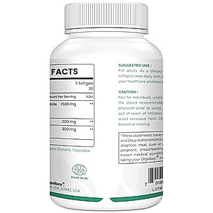 Orgabay Liposomal Nicotinamide Riboside 2000 MG with TMG and Pterostilbene, Boosting NAD+, Support Healthy Aging, 60 Count