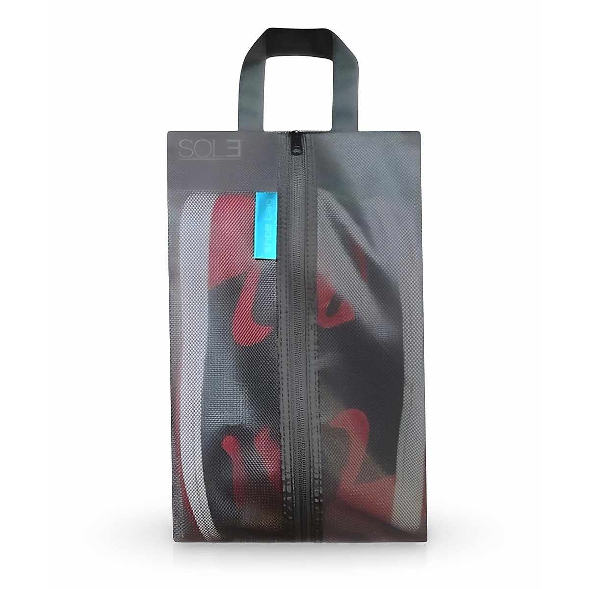 SOL3 Premium Shoe Travel Bags - Water Resistant Odor-Proof Storage Organizer Pouch with Zipper