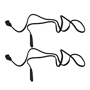 2 Pack Slot Prong Power Cord Charging Cable Wall Plug for Xbox One S 6FT PA-14 2