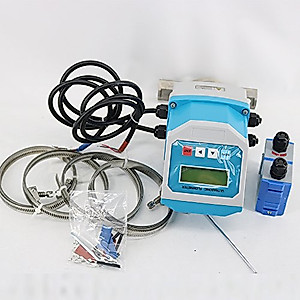 Graigar TUF-2000F+TM-1 Portable Waterproof Fixed Ultrasonic Flow Meter Flowmeter Clamp-on Transducer TM-1 DN50-700mm 1.97-27.56in