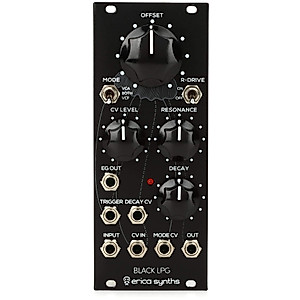 Erica Synths Black LPG Analog Eurorack Lowpass Gate Module