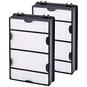 Filter-Monster True HEPA Replacement Filter Compatible with Holmes HAPF600 (B Filter) Console Allergen Remover Filter, 2 Pack