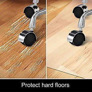 Kuyal Chair Mat for Hardwood Floor,36 x 48 inches Rectangle Desk Durable Wood/Tile Protection Mat for Rolling Chairs, Non-Studded Bottom, 2.1mm Thickness