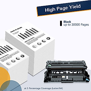 Colorking Compatible Drum Unit Replacement for Brother DR820 DR-820 DR 820 Drum for Brother HL-L6200DW MFC-L5900DW MFC-L5850DW MFC-L5700DW HL-L5100DN HL-L5200DW HLL6200DW Drum Printer (Black, 2-Pack)