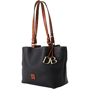 Dooney & Bourke Handbag, Pebble Grain Small Flynn Shoulder Bag - Black
