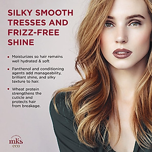 MKS eco Hydrate Conditioner for Fine Hair, Light Breeze - 25 fl oz - Locks in Moisture & Improves Shine - Moroccan Argan Oil, Hemp Seed Oil - Vegan, Cruelty Free