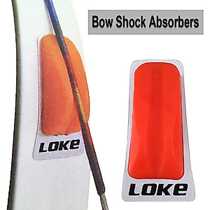 Bowstring Silencers Archery Recurve Bow Dampener String Stabilizer Accessory (Red)