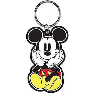 Disney Mickey Mouse Face in Palms Keychain