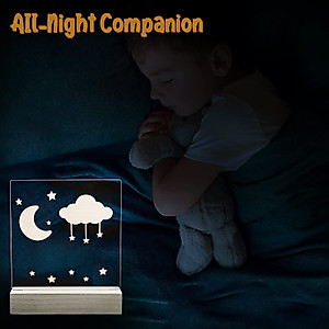 chopie Rocket Night Light,Personalized Night Light,Space Ship Night Light,Kids Bedroom,Nursery Night Light,Gift for Son,Creative Kids Bedroom Bedside Lamp Decoration Best Gifts for Boys & Girls