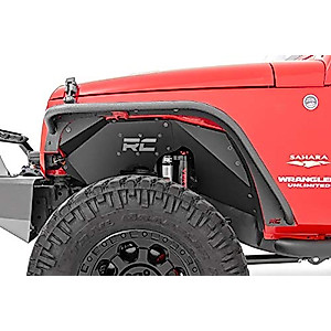 Rough Country 8" Front Tubular Fender Flares for 07-18 Jeep Wrangler JK - 10531