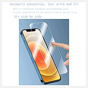 Ikiiqii Cover for Samsung Galaxy A13 5G case Shell Soft Silicone Black Phone Protective Cases TPU + 9H Hardness HD Tempered Glass Screen Protector Film Protection - Romantic Balloon