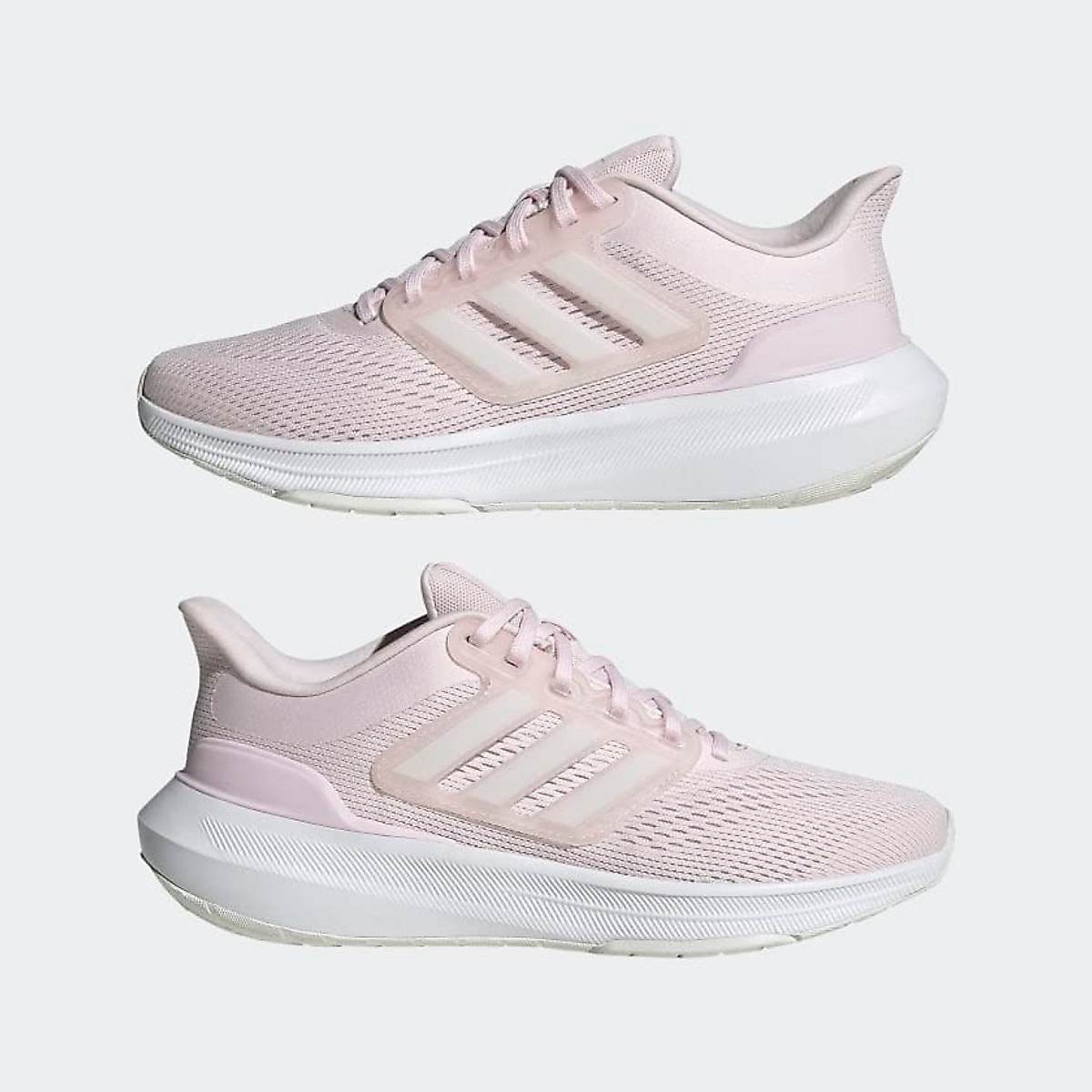 adidas Women's Ultrabounce Sneaker, Almost Pink/White/Crystal White, 9