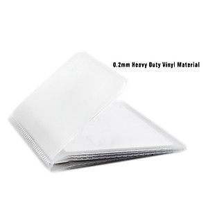 ZHOMA Set of 2 - Replacement Insert For for Bifold or Trifolds Wallet - Card Or Picture Insert