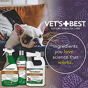 Vet’s Best Flea & Tick Advanced Strength Dog Shampoo - Dog Flea and Tick Treatment - Plant-Based Formula - Certified Natural Oils - 12 oz