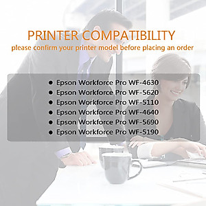 Run Star Remanufactured 786 Ink Cartridge Replacement for Epson 786XL T786XL Ink Cartridge for Workforce Pro WF-4630 WF-5620 WF-5110 WF-4640 WF-5690 WF-5190 Printer (Black Cyan Magenta Yellow, 4-Pack)