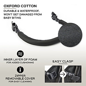 Neutral Stroller Bar for Babyzen YoYo and Yoyo+ - Armrest, Handle, Bumper and Crossbar - Oxford Cloth