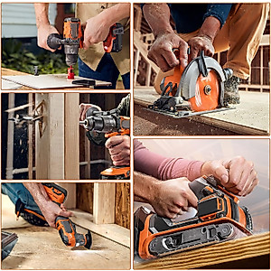 ARyee 18V 6000mAh Battery Replacement Compatible with RIDGID 18V Drill R840087 R840083 R840086 R840085 R840084 Cordless Tools Lithium Ion Battery, 2 Pack