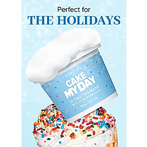 I DEW CARE Wash-Off Face Mask - Cake My Day | Mother's Day, Hydrating, Refreshing for Dry Skin with Hyaluronic Acid, 3.52 Oz