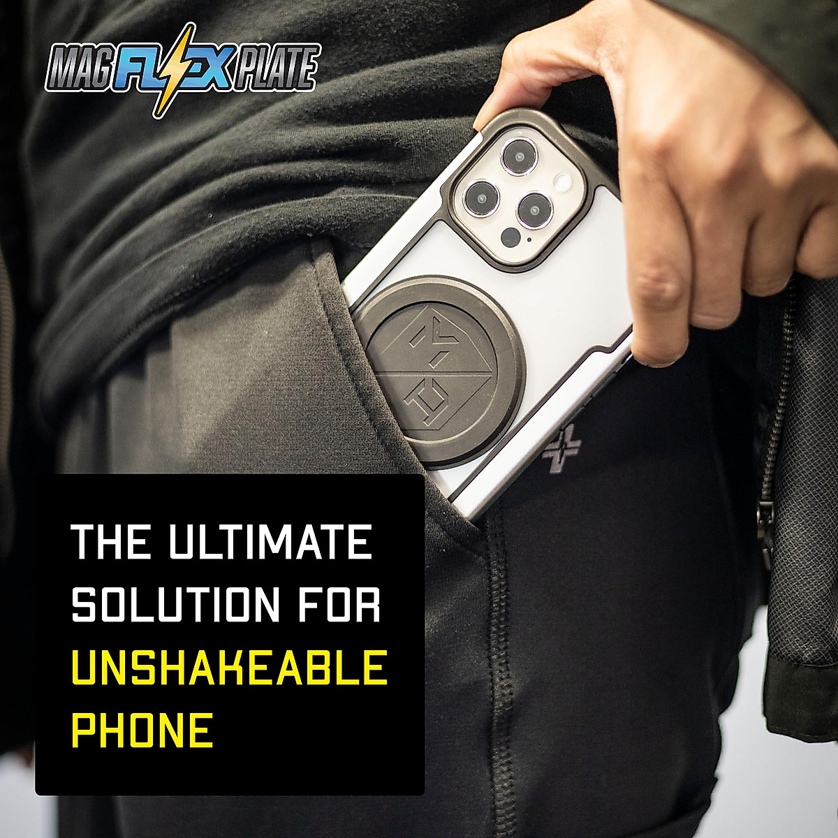 Mob Armor Magnet Flex Plate - Magnetic Phone Mount for iPhone, Android, Ipad and Tablets, Wireless Charging- 2mm Thick Metal Plate - Replacement Face Plate Holder, and Car/Truck Use.