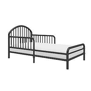 Little Seeds River Metal Toddler Bed, Black