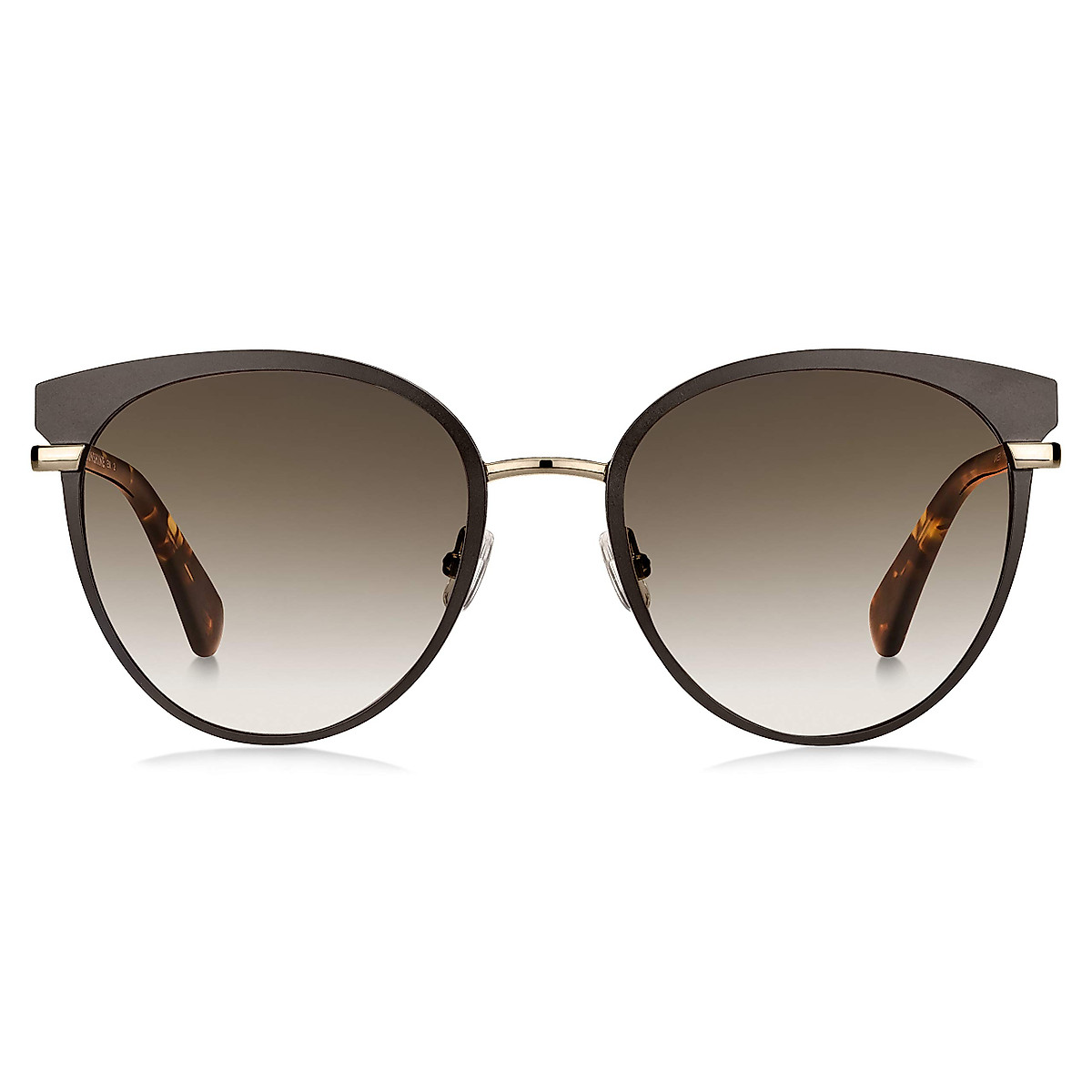 Kate Spade Women's Janalee Round Sunglasses, Havana, 53 mm