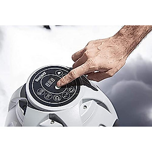 Coleman SaluSpa 71" x 26" AirJet Inflatable Hot Tub, 2-4 Person - Bahamas Natural Wood Print