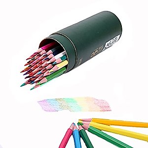 VNDEFUL A Box(12PCS) Assorted Colors Water Soluble Pencil Tracing Tools for Tailor's Sewing Marking And Students Drawing
