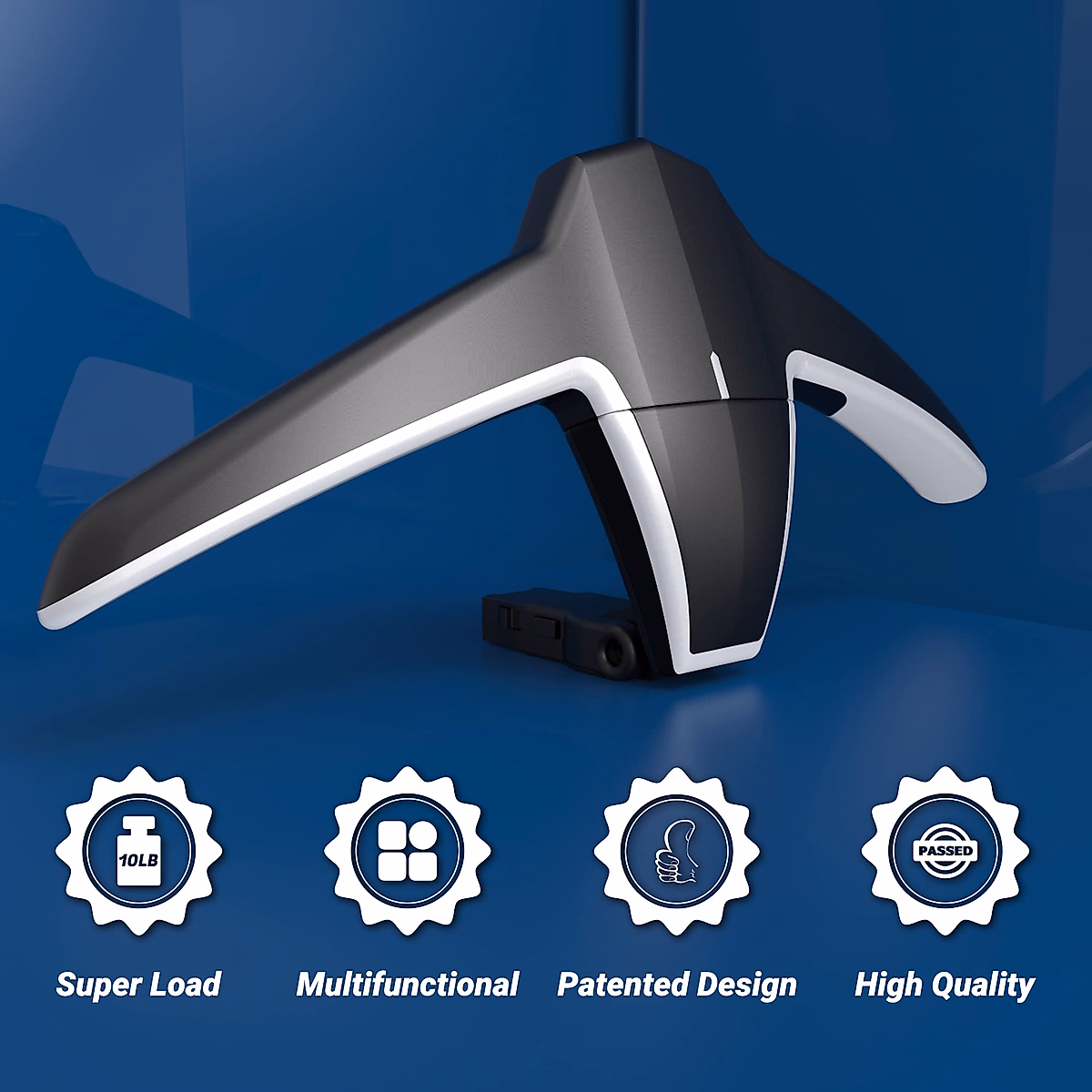 Sandure Car Coat Hanger Headrest Back Car Seat Coat Hanger Multifunctional Car Hanger for Coat Suit Jacket