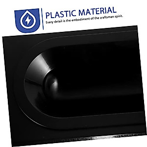 FUNOMOCYA Ice Cream Machine Accessories Ice Cream Accessories Receiving Plastic Large Black