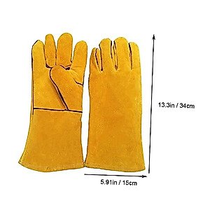 DOITOOL Animal Handling Gloves 1pc Anti Bite Gloves High Temperature Gloves Protective Gloves Bite Proof Animal Handling Gloves Gloves Thickening Gloves Hand Protection Glove