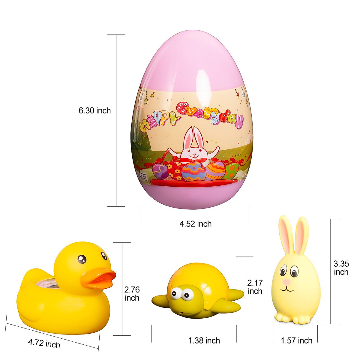 Doli Yearning Baby Bath Thermometers Classic Duck Shape Baby Bath Toys Baby Gifts| Squirting Squeaking Bath Toys for Toddlers Infant Kids Boys Girls |Novelty Shower Favor| Spray Water Bath Toy……