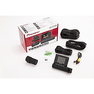 Pioneer VREC-DZ700DC 2-Channel Dual Recording 1080p HD Dash Camera System with WiFi and 2" LCD Screen