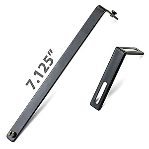 Officemate Universal Partition Hanger Set, Adjusted to fit panels with 1 1/4 inch to 3 1/2 inch thickness, Metal Black (21460)