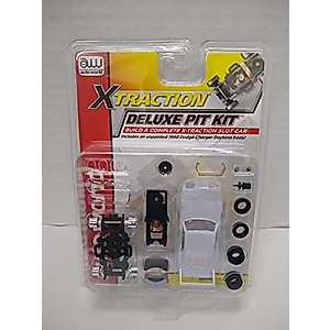 Auto World TRX110 XTraction Deluxe Pit Kit - Build A Complete XTraction HO Scale Slot Car - Includes unpainted 1969 Charger Daytona Body