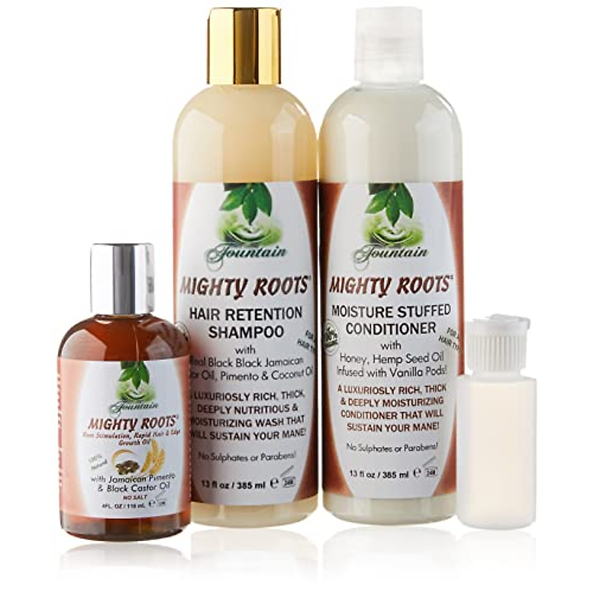 Fountain Mighty Roots Hair Retention System with Jamaican Pimento and Black Castor Oil
