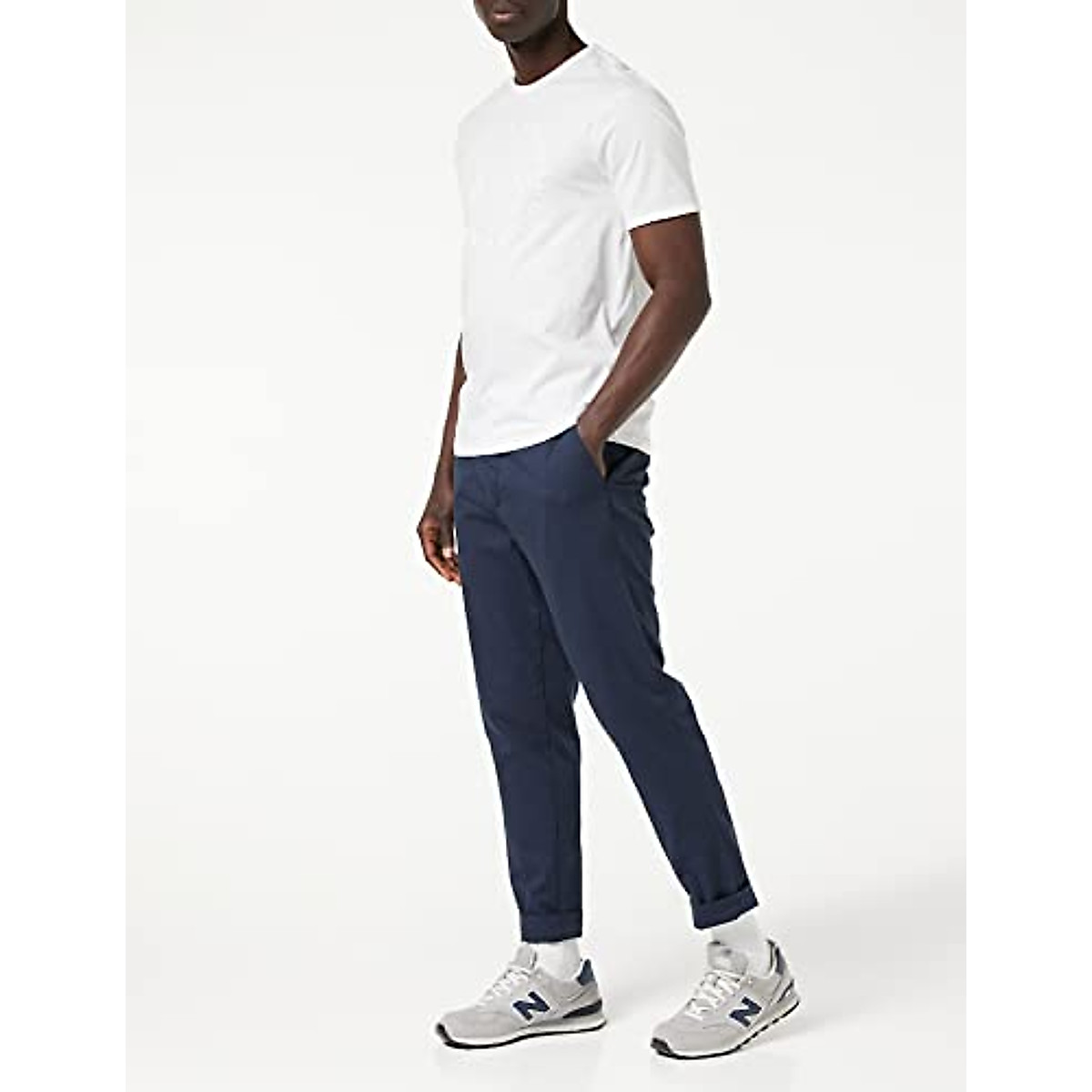 A|X ARMANI EXCHANGE Men's Tonal Classic Circle Logo Short Sleeve Tee Shirt, White, X-Large