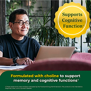 MegaFood Men's 55+ Advanced Multivitamin for Men - Doctor-Formulated -Choline, Vitamin D, Vitamin B12 – Plus Real Food – Brain Health Supplement for Adults & Immune Support - 60 Tabs (30 Servings)