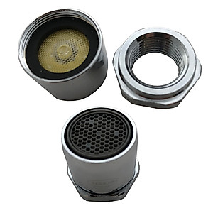 Neoperl Pressure compensating Softflo aerator with adapter 2.2 GPM Chicago PCA E3-3JKABCP Female 3/8"" Adapter, Green