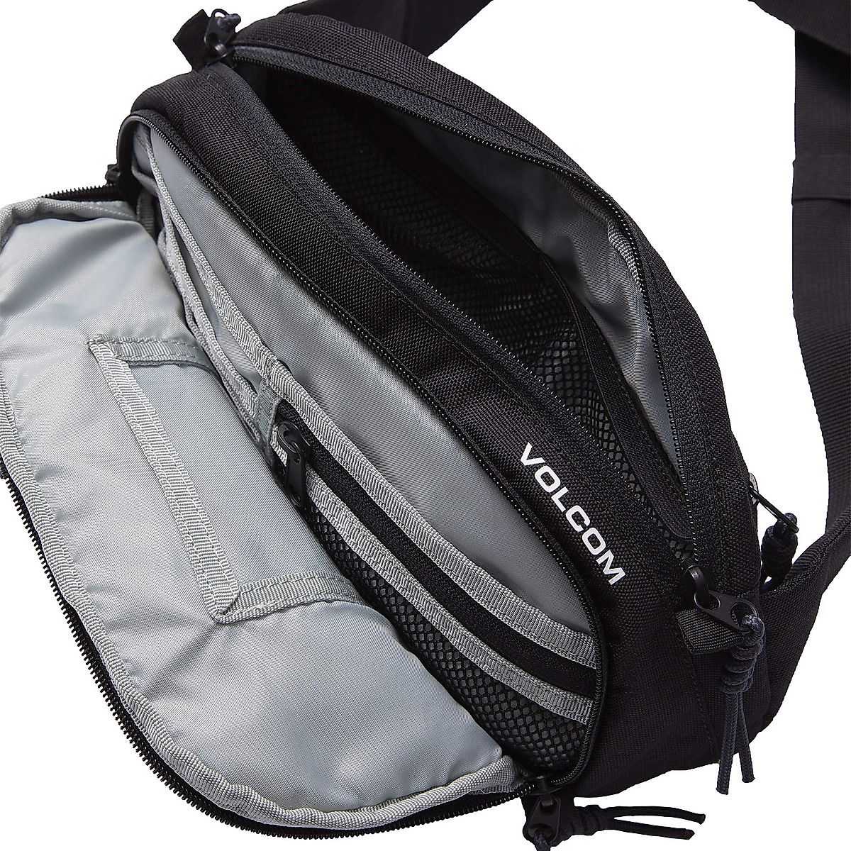 Volcom Men's Waist Fanny Pack, Black, One Size US