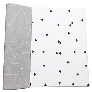 Ofie Mat by LITTLE Bot, Soft Baby Play mat, Reversible Foam Floor mat, Waterproof, 6.5 ft x 4.5 ft, Durable and Non-Toxic (Zen line, Large)