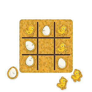 Highlights Easter Craft Kit for Kids Ages 3+ Build an Easter Basket Centerpiece, Chick Tac Toe Game, Easter Activities and More