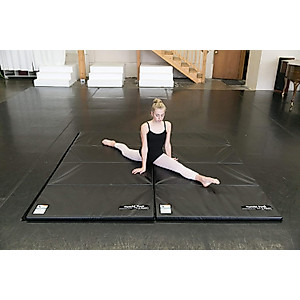 Tumbl Trak Gymnastics Folding Tumbling Panel Mat, 4ft x 6ft x 2in, Bright Pastel
