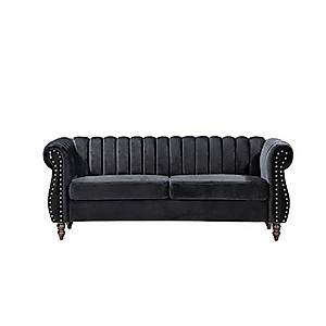 US Pride Furniture S5644-SF Sofas, Black