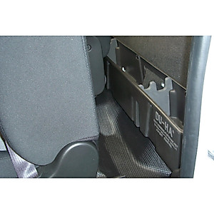 DU-HA Behind-the-Seat Storage Fits 07-17 Chevrolet/GMC Silverado/Sierra Regular Cab, Black, Part #10058