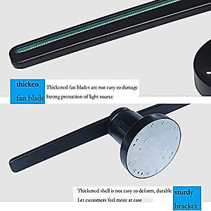 DNIER 3D Hologram Fan, Hologram Fan 16.53" Holographic Fan Display WiFi Real-Time Projection, Multiple Splicing